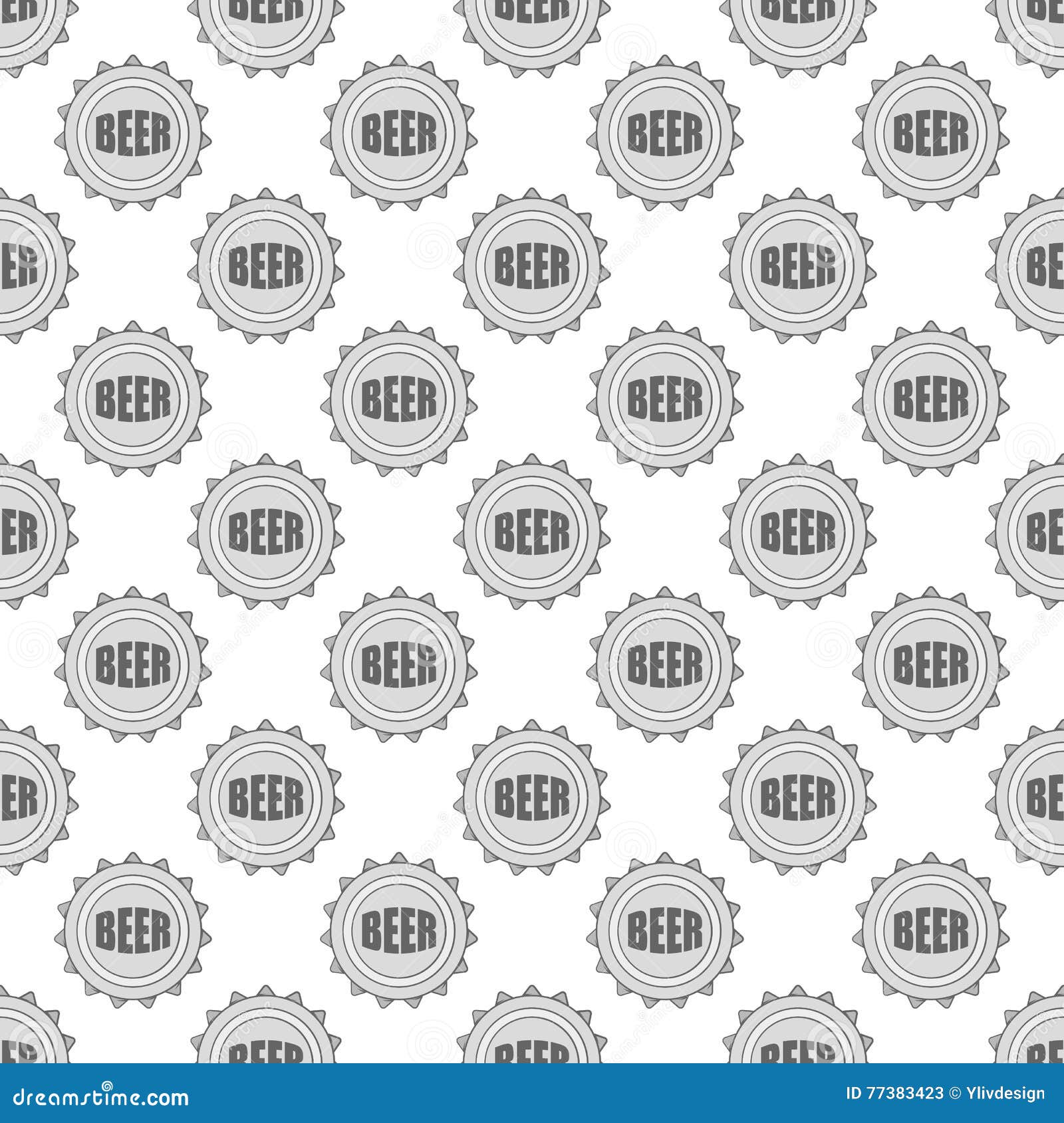 Cover Beer Seamless Pattern Stock Vector - Illustration of digital ...