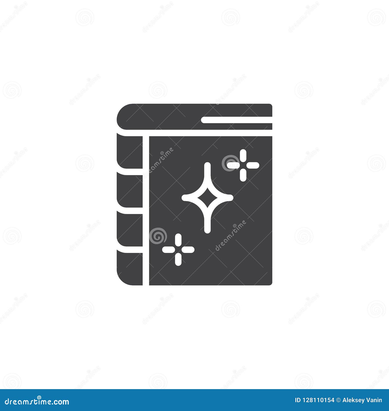 Cover book vector icon stock vector. Illustration of publication ...