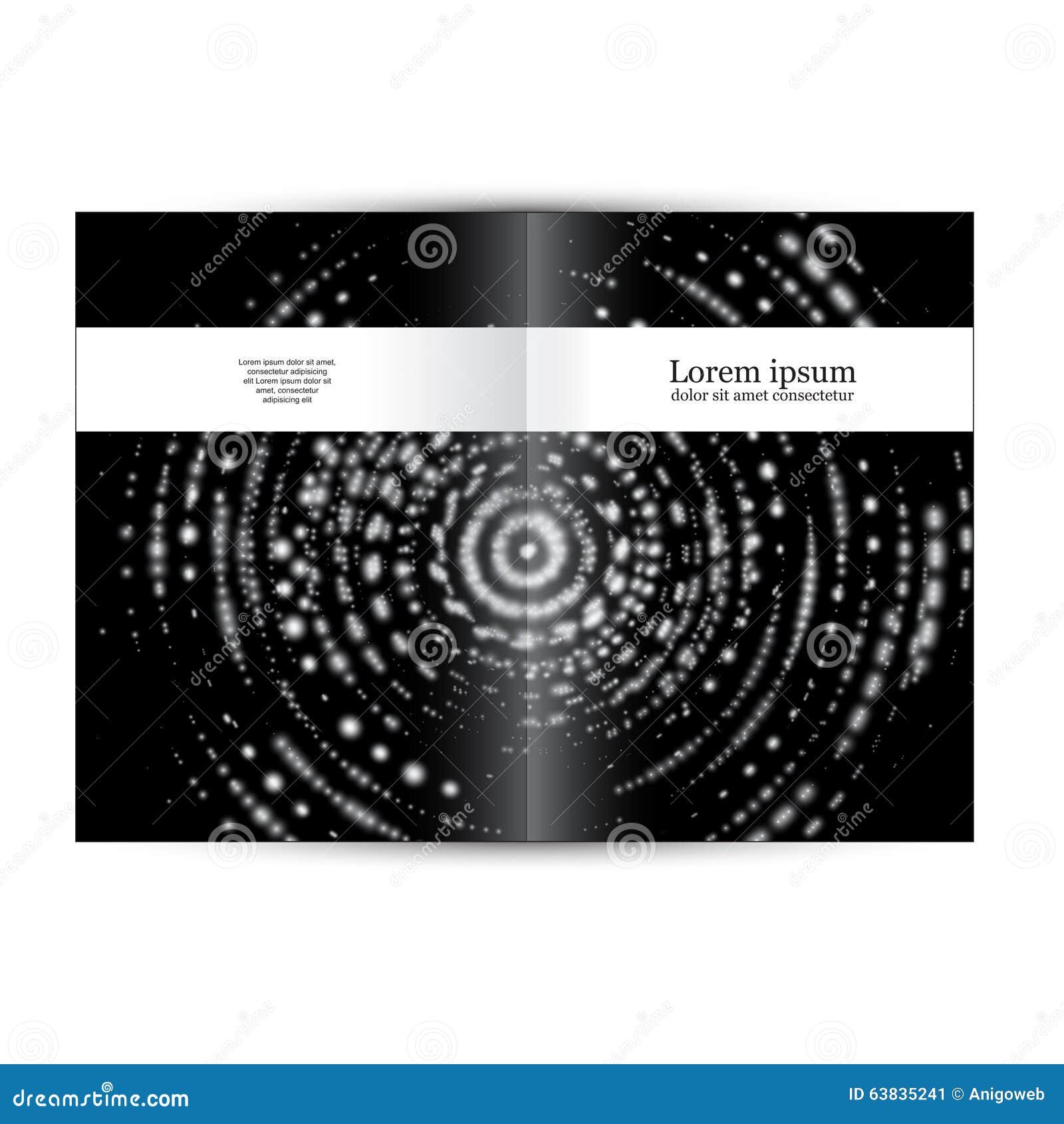 Cover Booklet Scientific Journal Stock Vector - Illustration of booklet ...