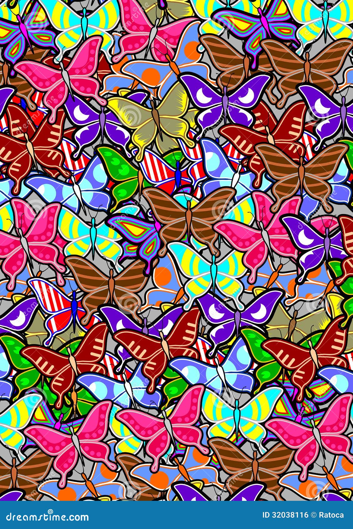 Cover butterfly stock vector. Illustration of decorative - 32038116