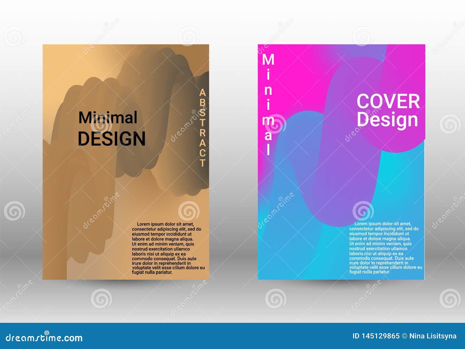 Minimum Vector Coverage. Set of Abstract Covers. Stock Vector ...