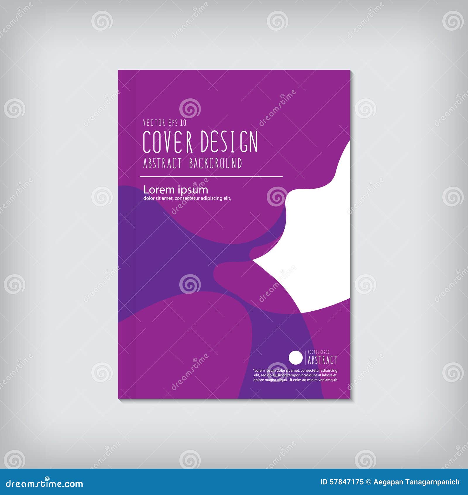 Cover Design with Colorful or Abstract Background Design Vector. Stock ...