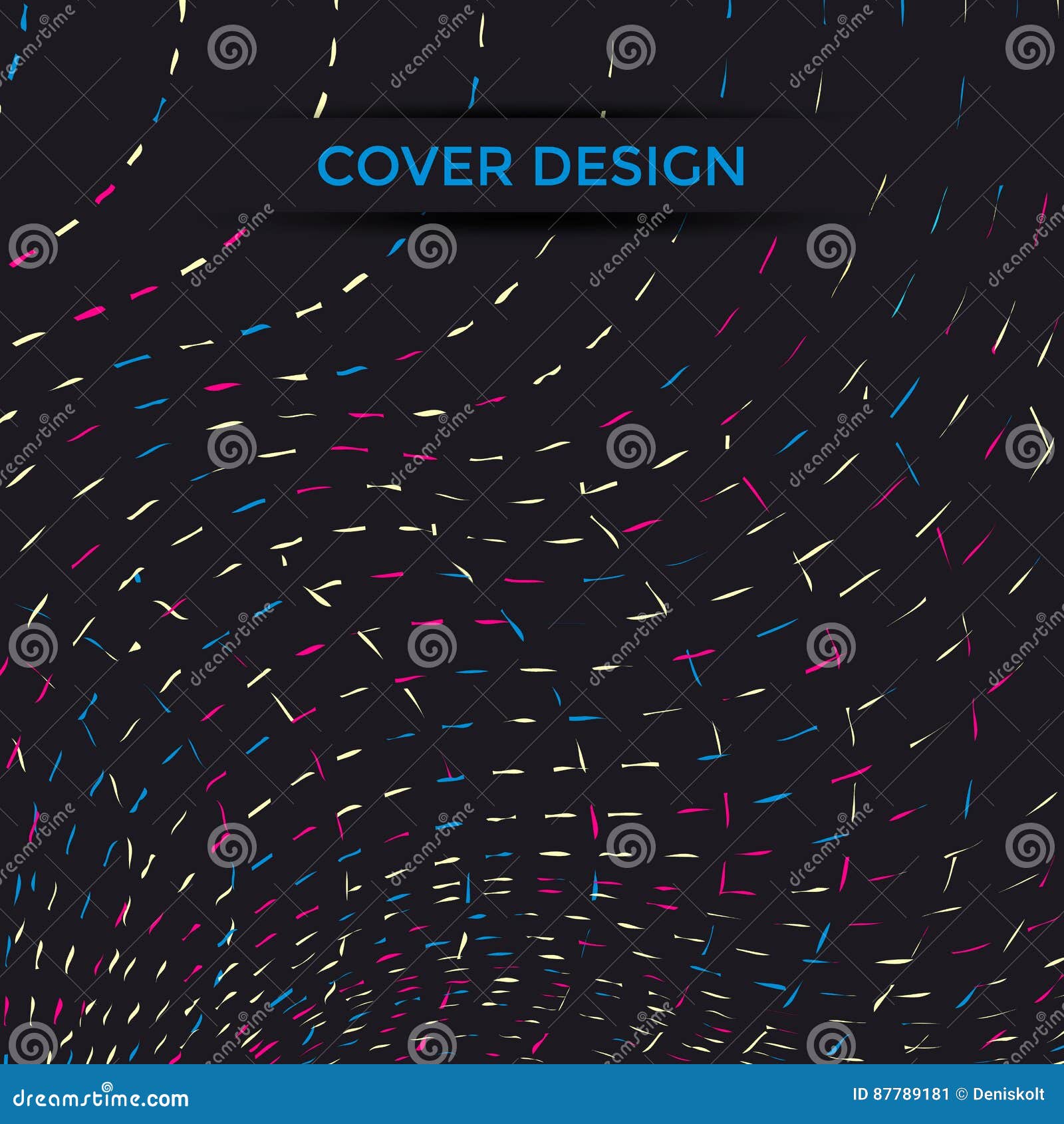 Cover design line stock vector. Illustration of colorful - 87789181