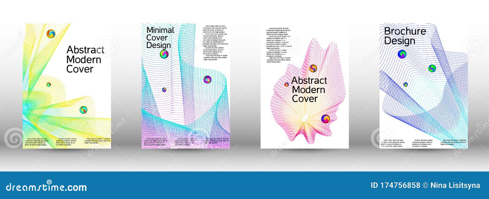 Cover design. stock vector. Illustration of color, geometry - 174756858