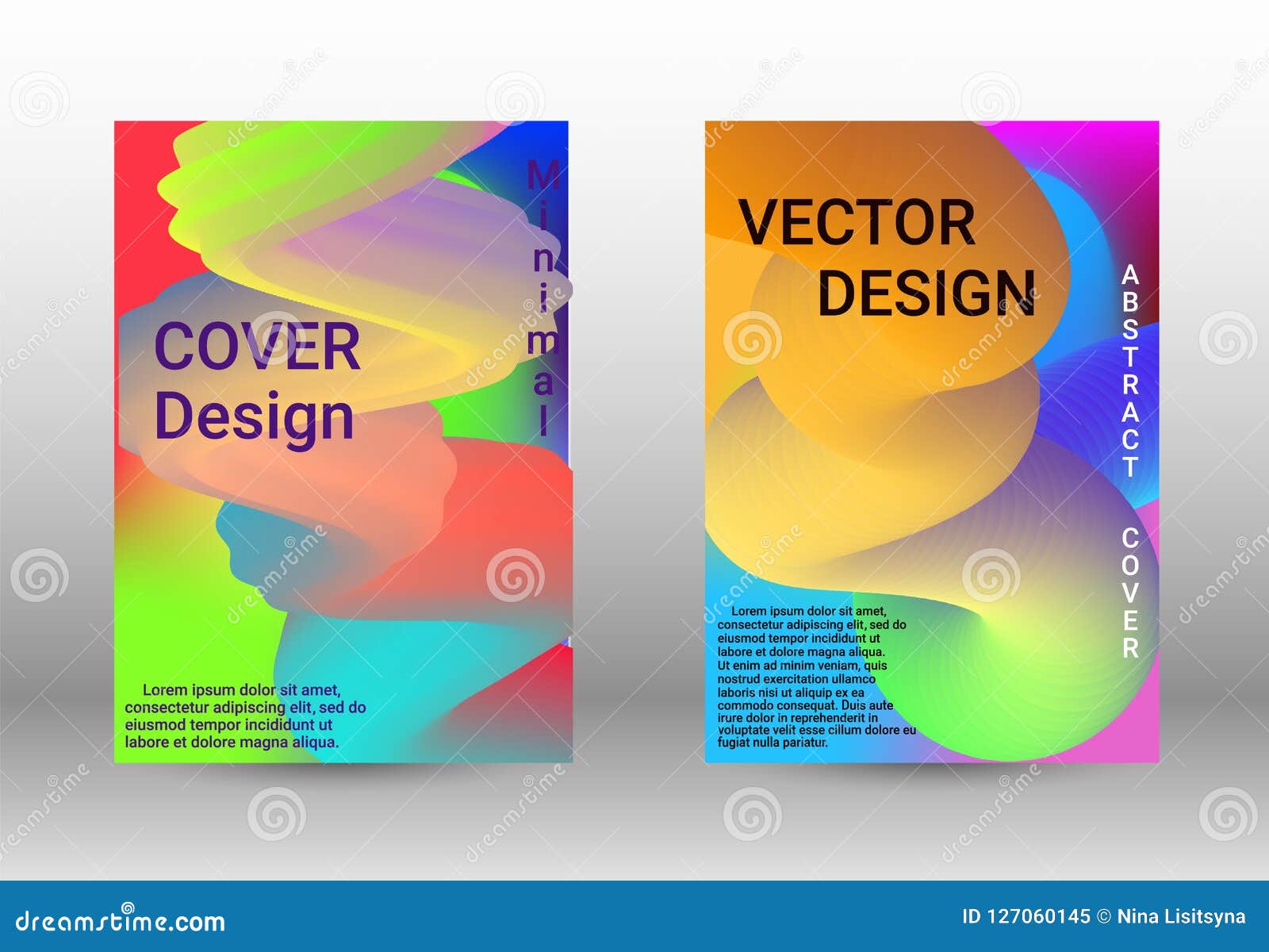 Minimum Vector Coverage Set Of Abstract Covers Stock Vector