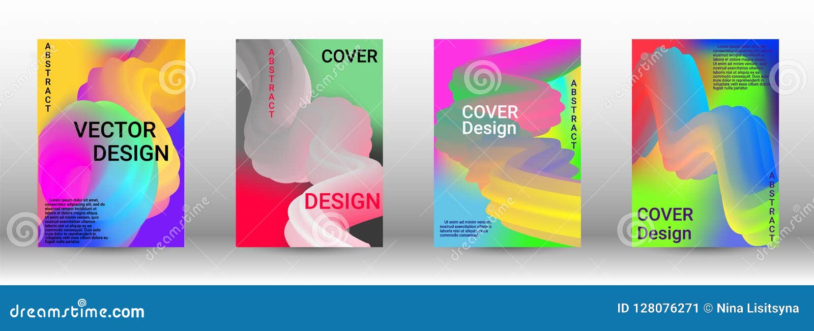 Minimum Vector Coverage. Set of Abstract Covers. Stock Vector ...