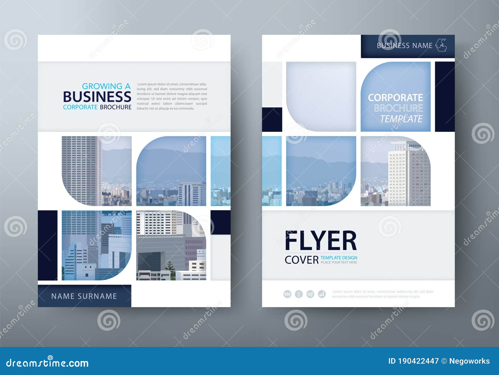 Flyer Design, Leaflet Cover Presentation, Book Cover Template. Layout ...
