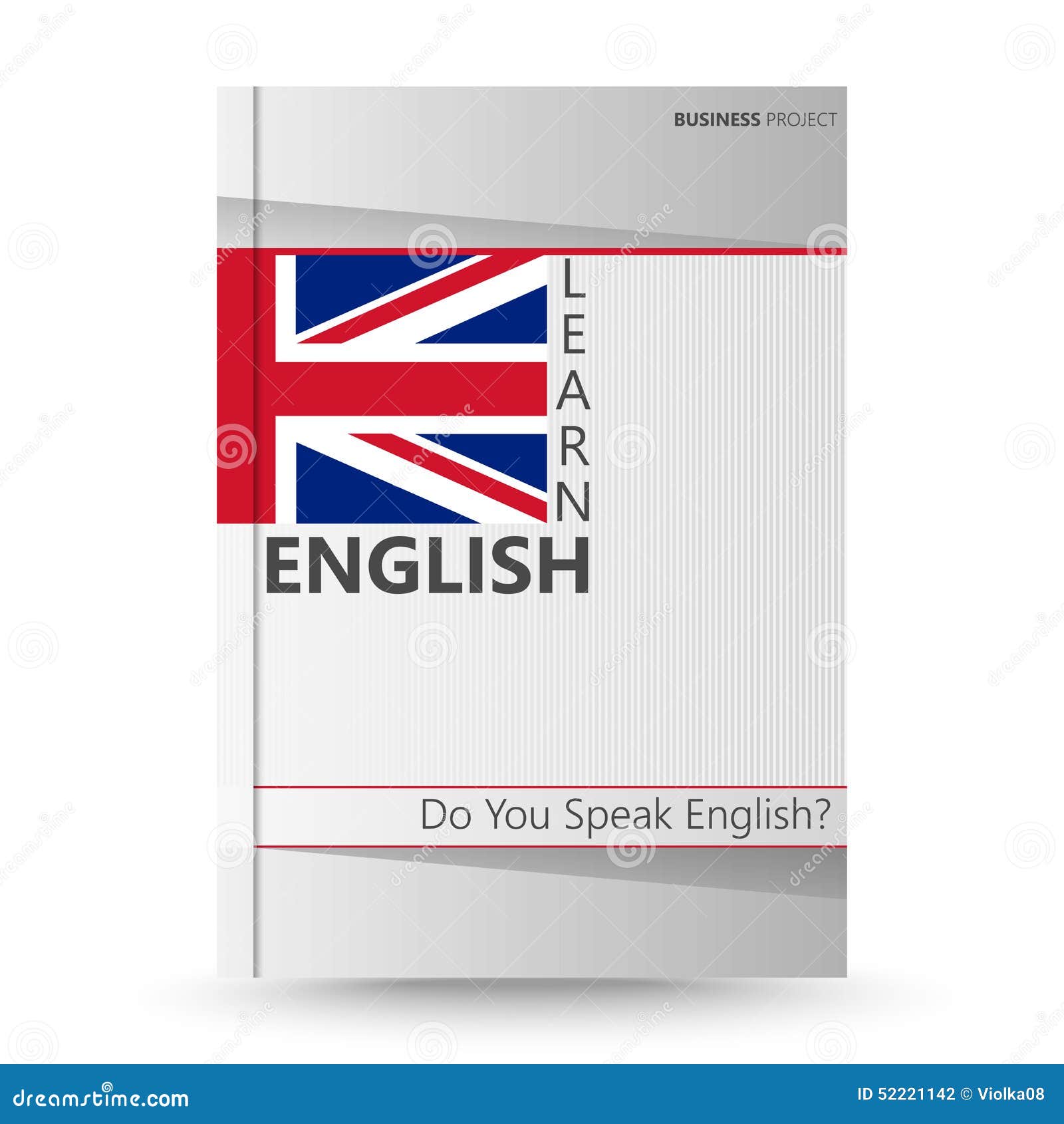 Cover learn English stock illustration. Illustration of catalog - 52221142