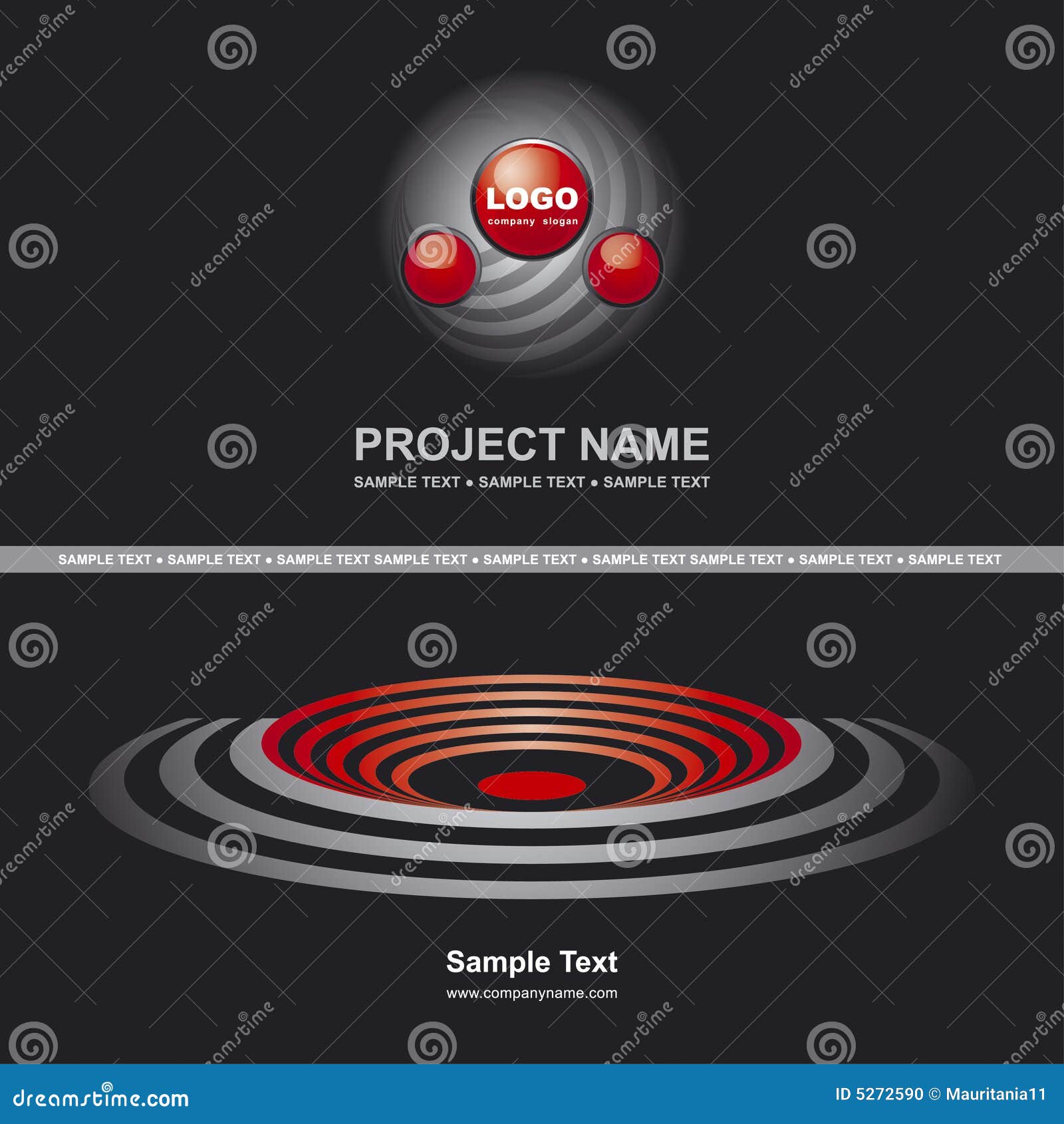 Cover with logo stock vector. Illustration of digital - 5272590