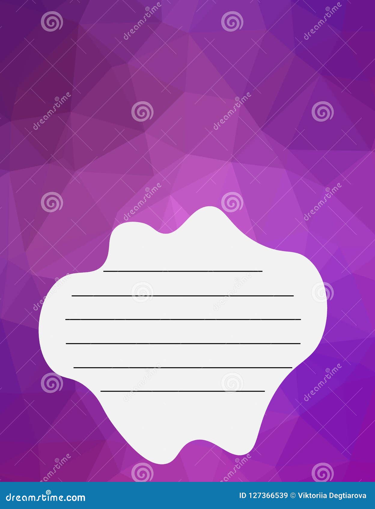 Cover for Notebook. Abstract Background Polygon Art Stock Vector ...