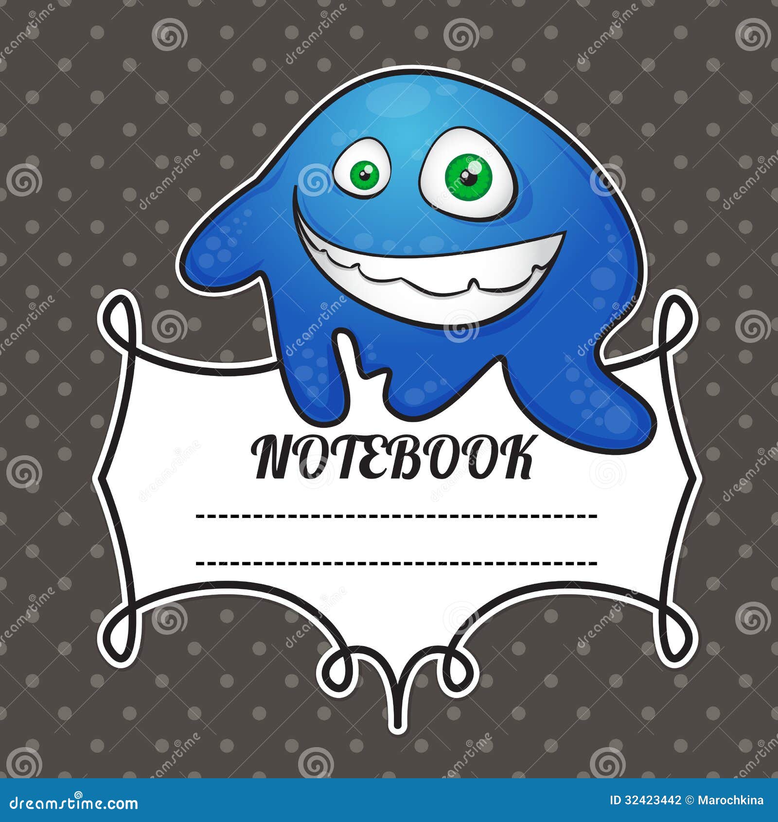 Smiley Monster Face Emoticons Illustration Cartoon Vector ...