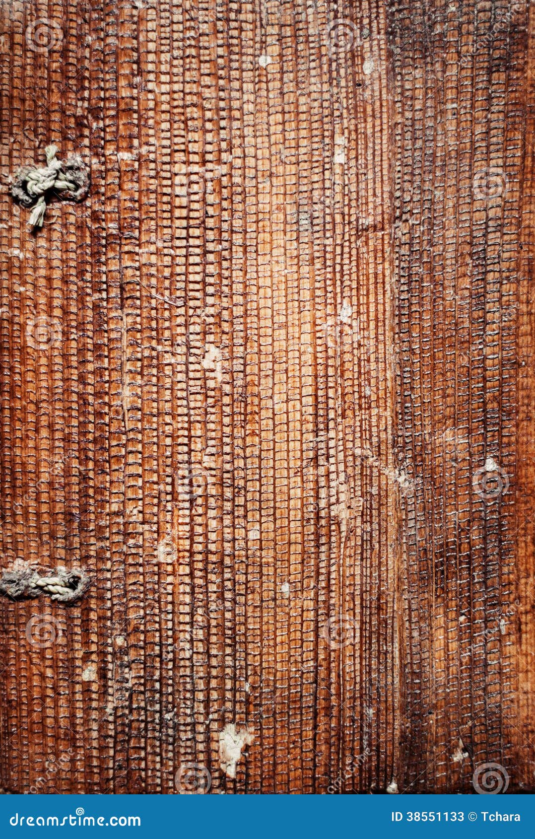 Cover of an Old Brown Paper Book Stock Image - Image of knot, striped ...