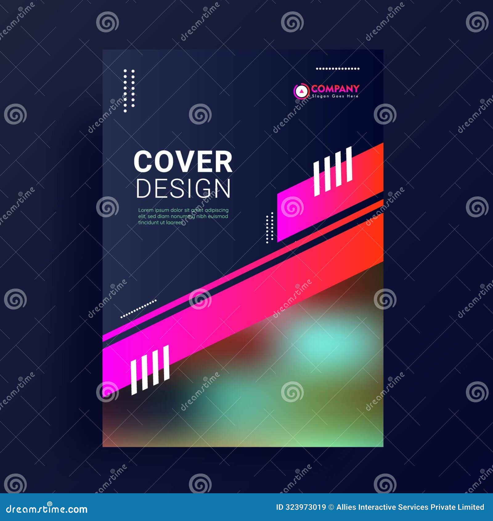 Cover Page or Template Design Layout for Business or Corporate Stock ...