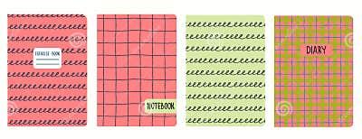 Cover Page Templates Based on Seamless Patterns with Hand Drawn Grid ...