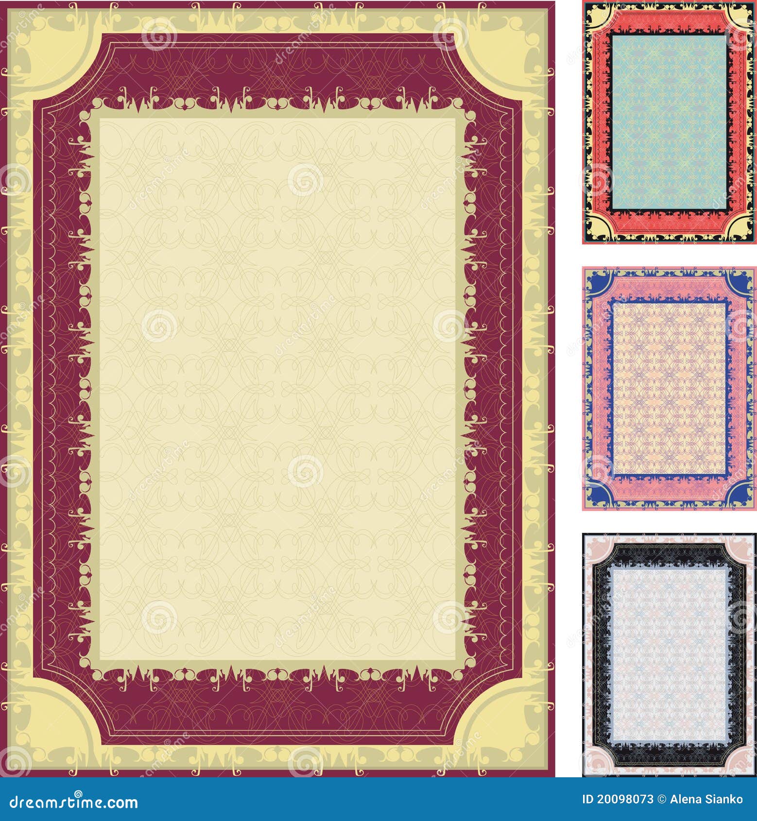 Cover, photo frame stock vector. Illustration of cover - 20098073