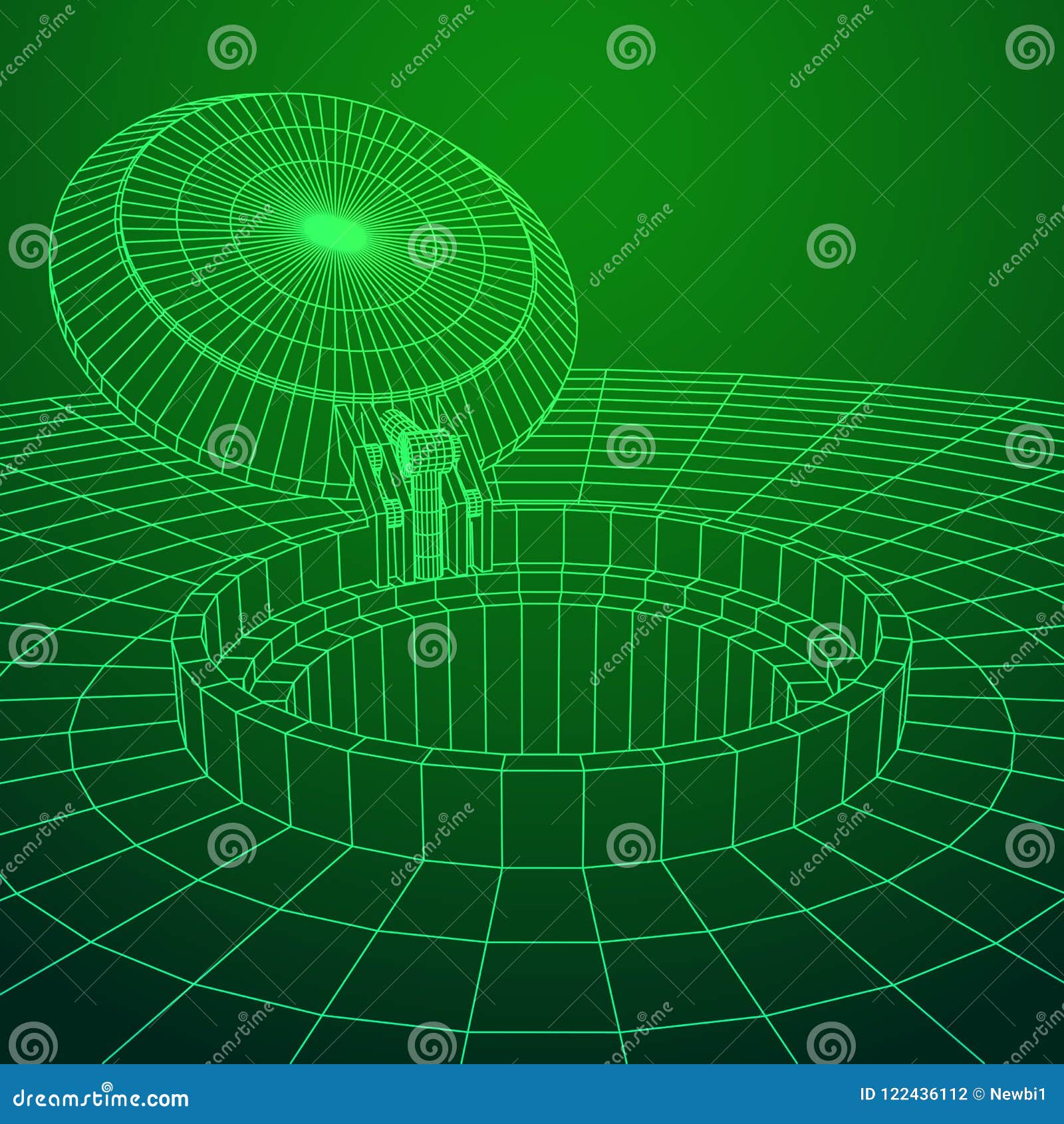 Cover rocket silo stock vector. Illustration of enemy - 122436112