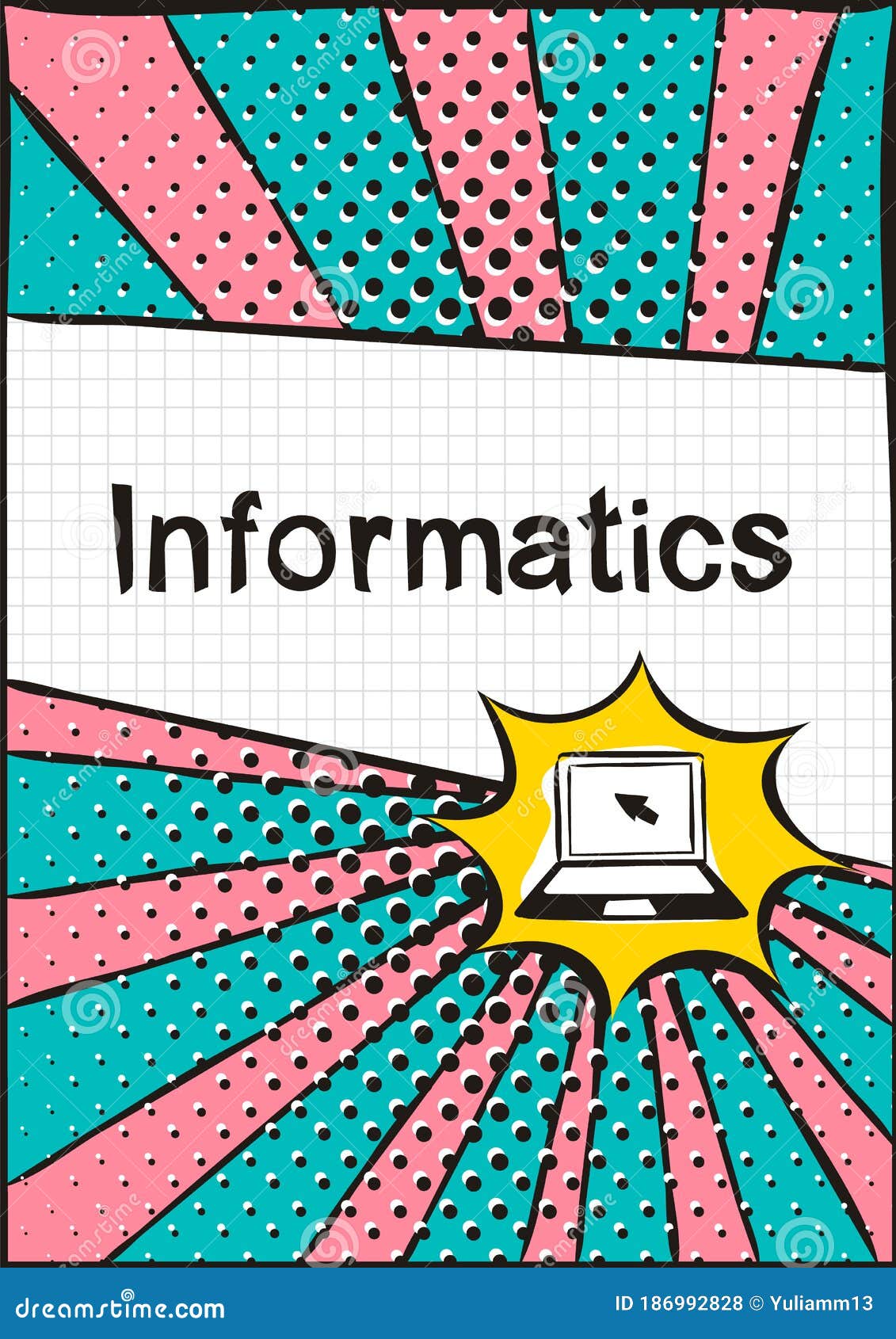 Cover for a School Notebook or Computer Science Textbook Stock Vector ...