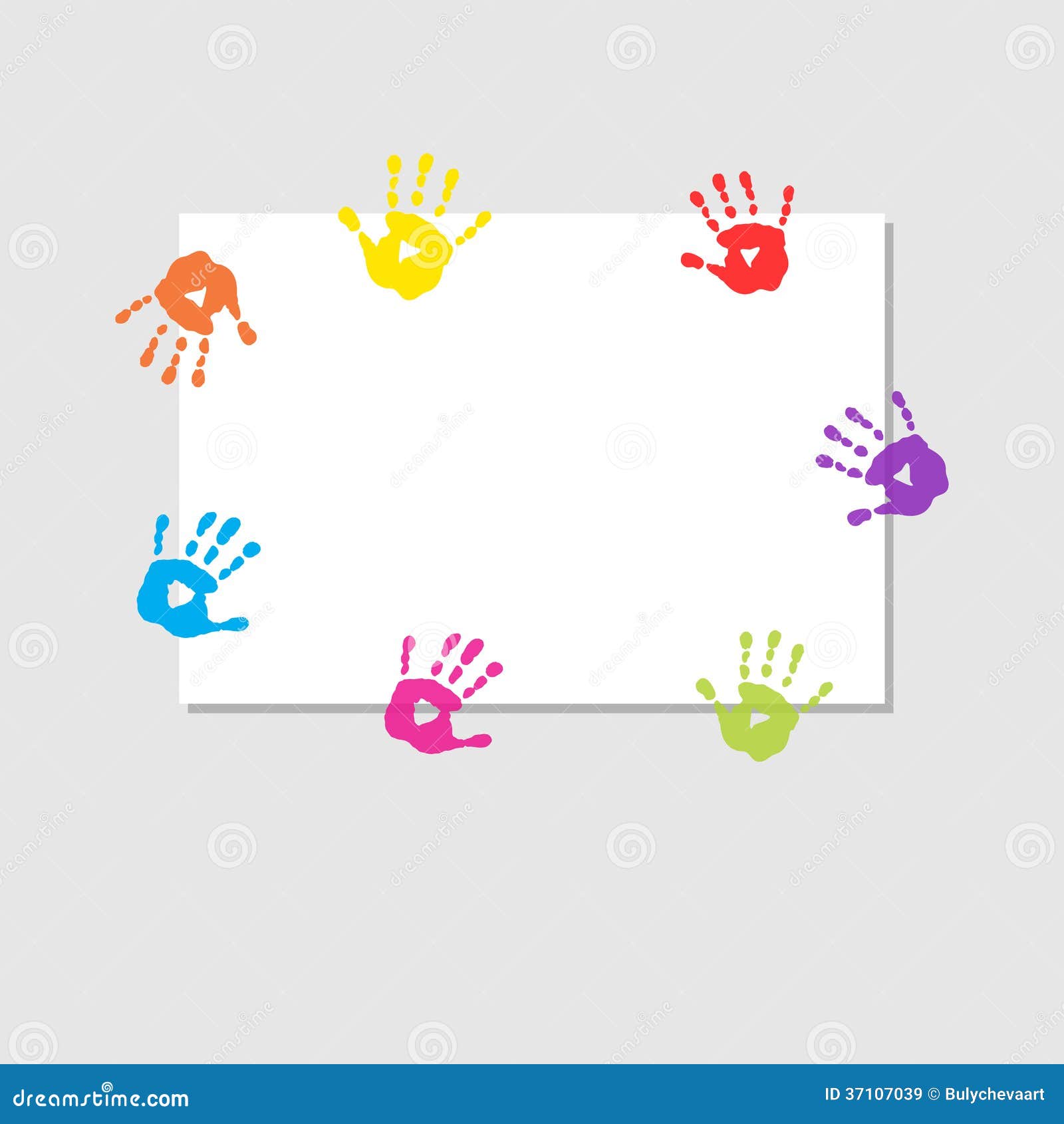 Childrens Hands At Art And Craft Classes, Top View Set. Kids During ...