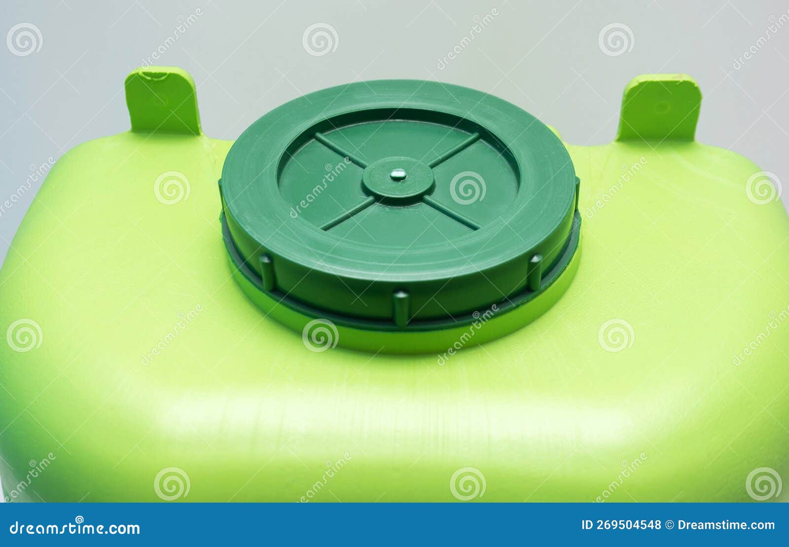 Cover Side Plastic Green. Wash Basin Cover Stock Photo - Image of ...