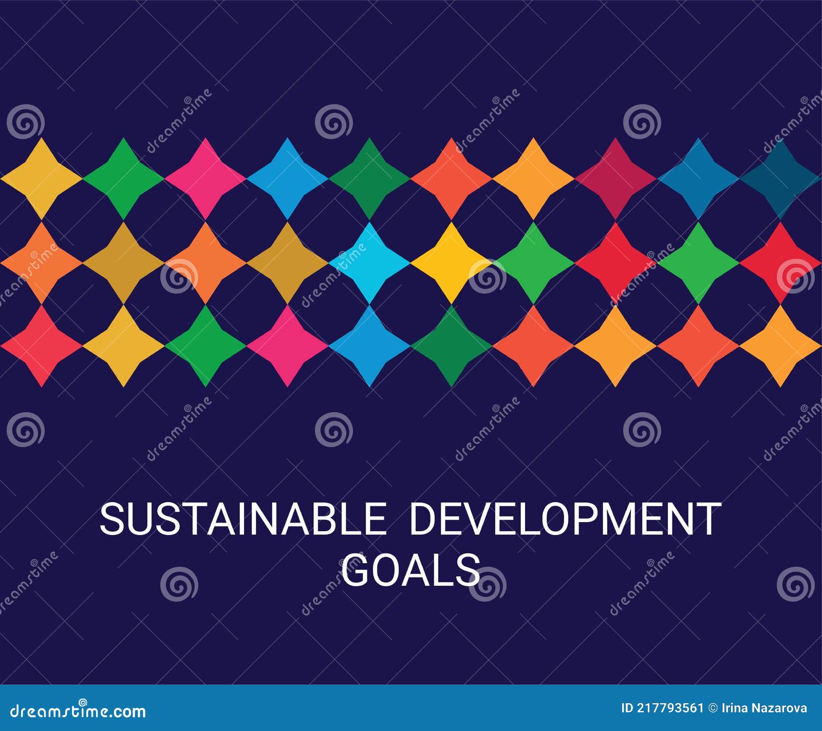 Cover. Sustainable Development Goals Colors Stock Vector - Illustration ...