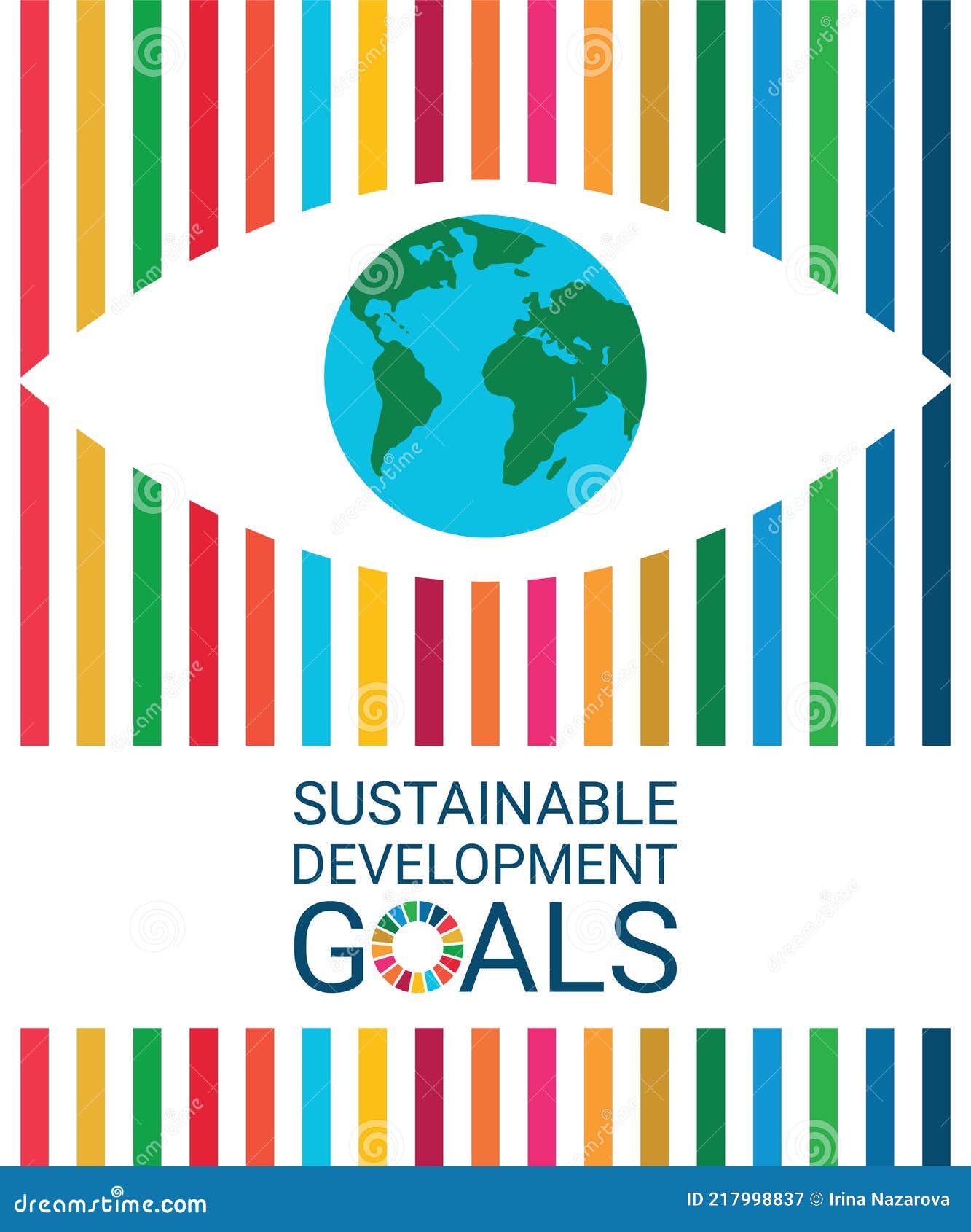 Cover. Sustainable Development Goals Colors Stock Vector - Illustration ...