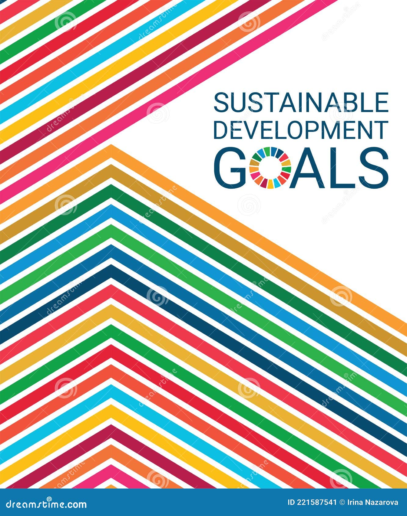 Cover. Sustainable Development Goals. Vector Illustration EPS Stock ...