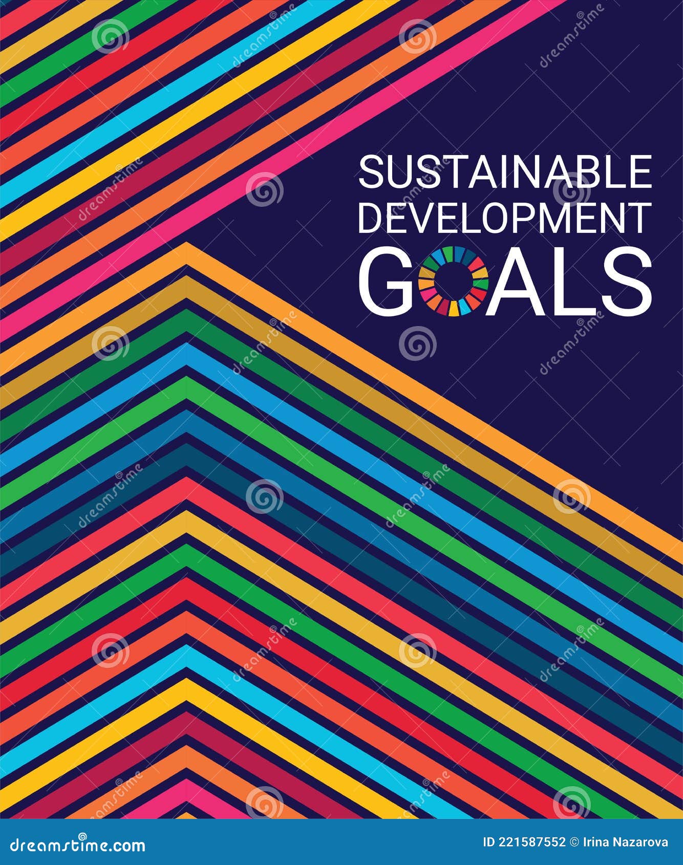 Cover. Sustainable Development Goals. Vector Illustration EPS Stock ...