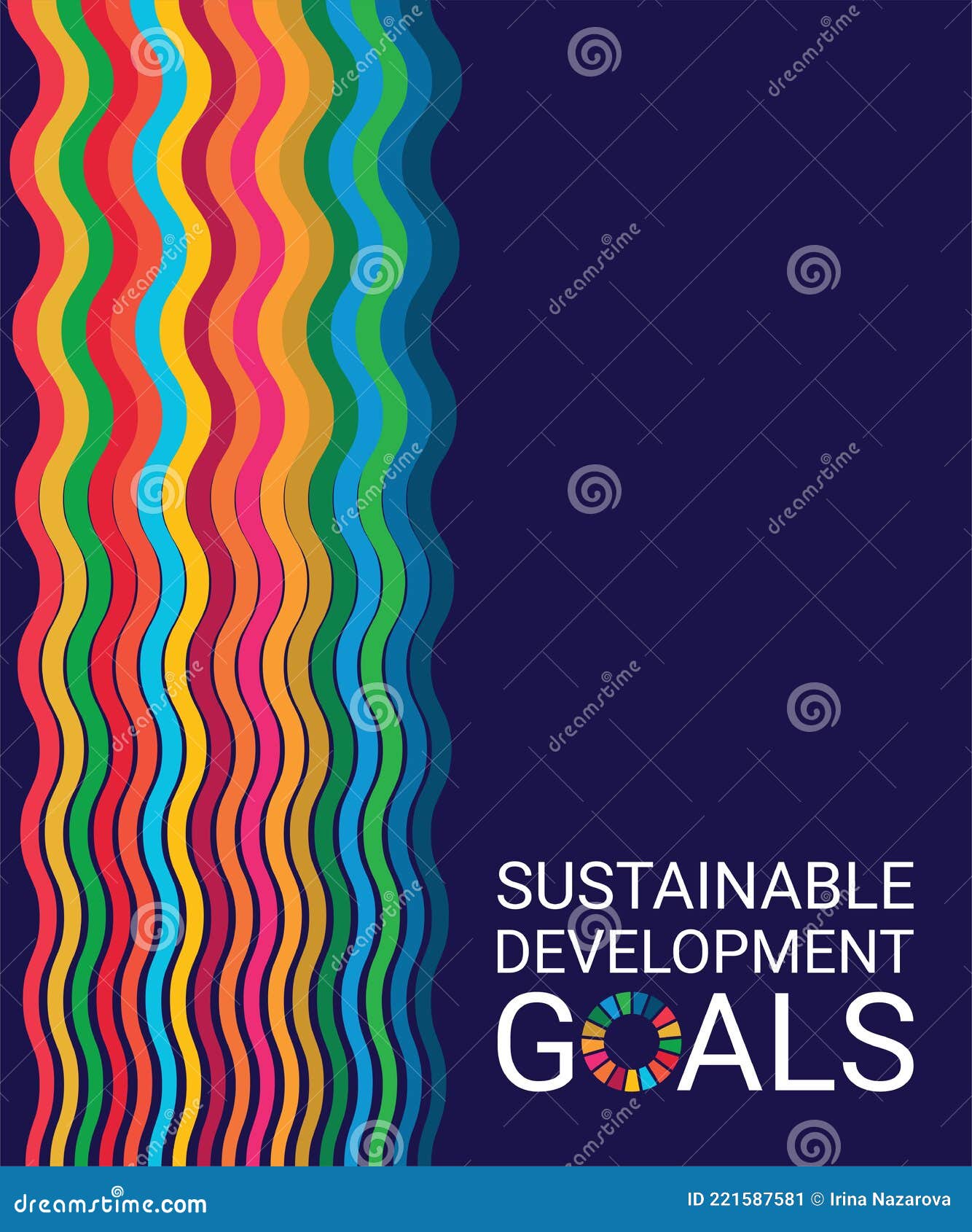 Cover. Sustainable Development Goals. Vector Illustration EPS Stock ...