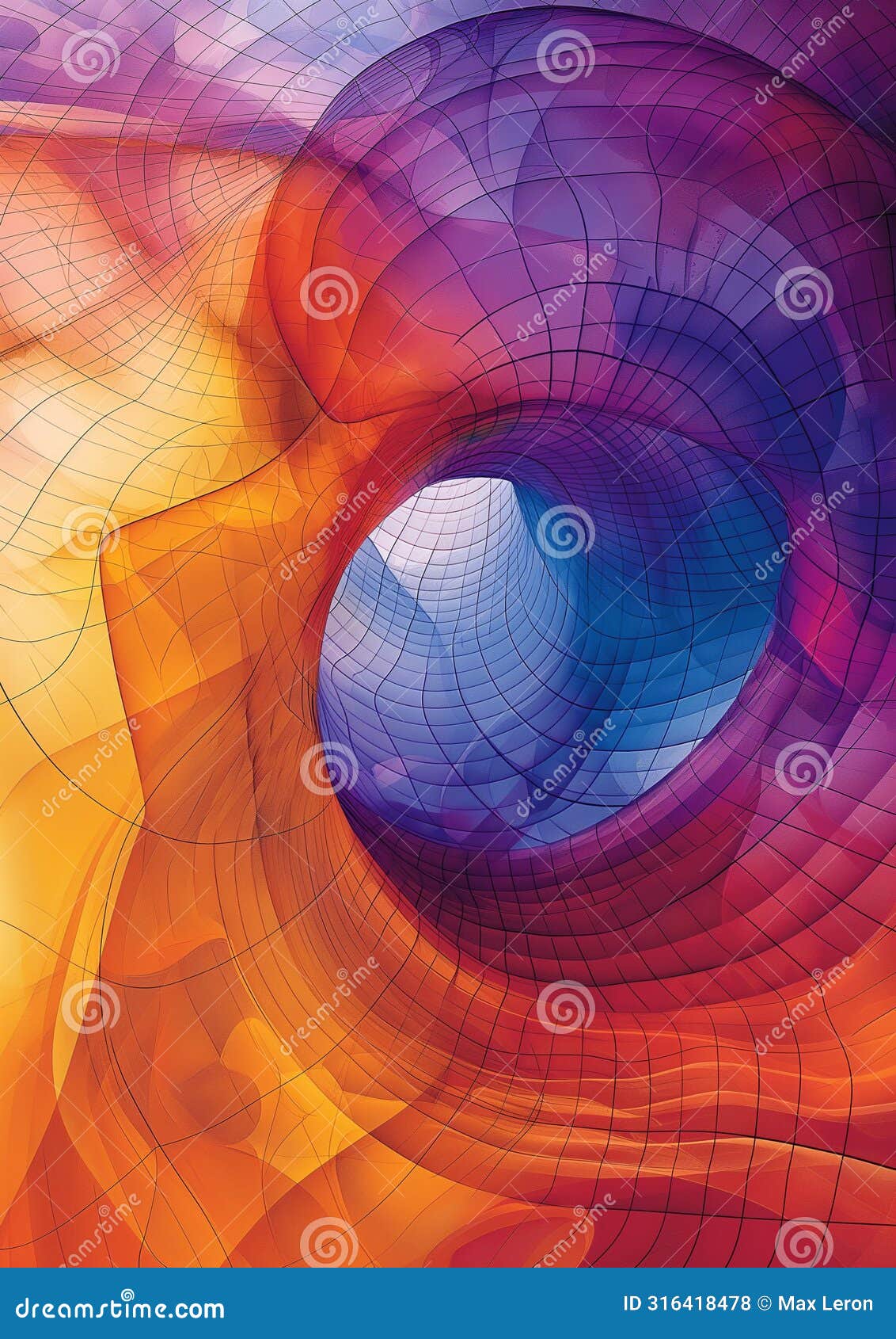 A Cover for a Textbook on the Mathematics of Waves Stock Illustration ...