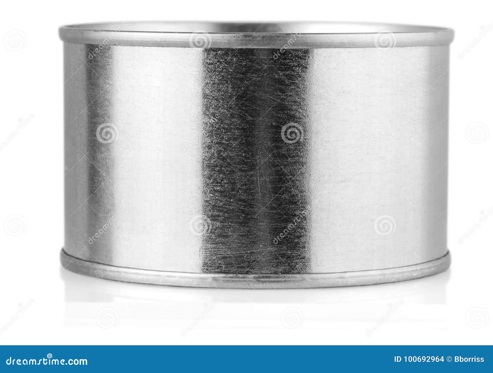 Cover Tin Isolated on White Background. Stock Photo - Image of full ...