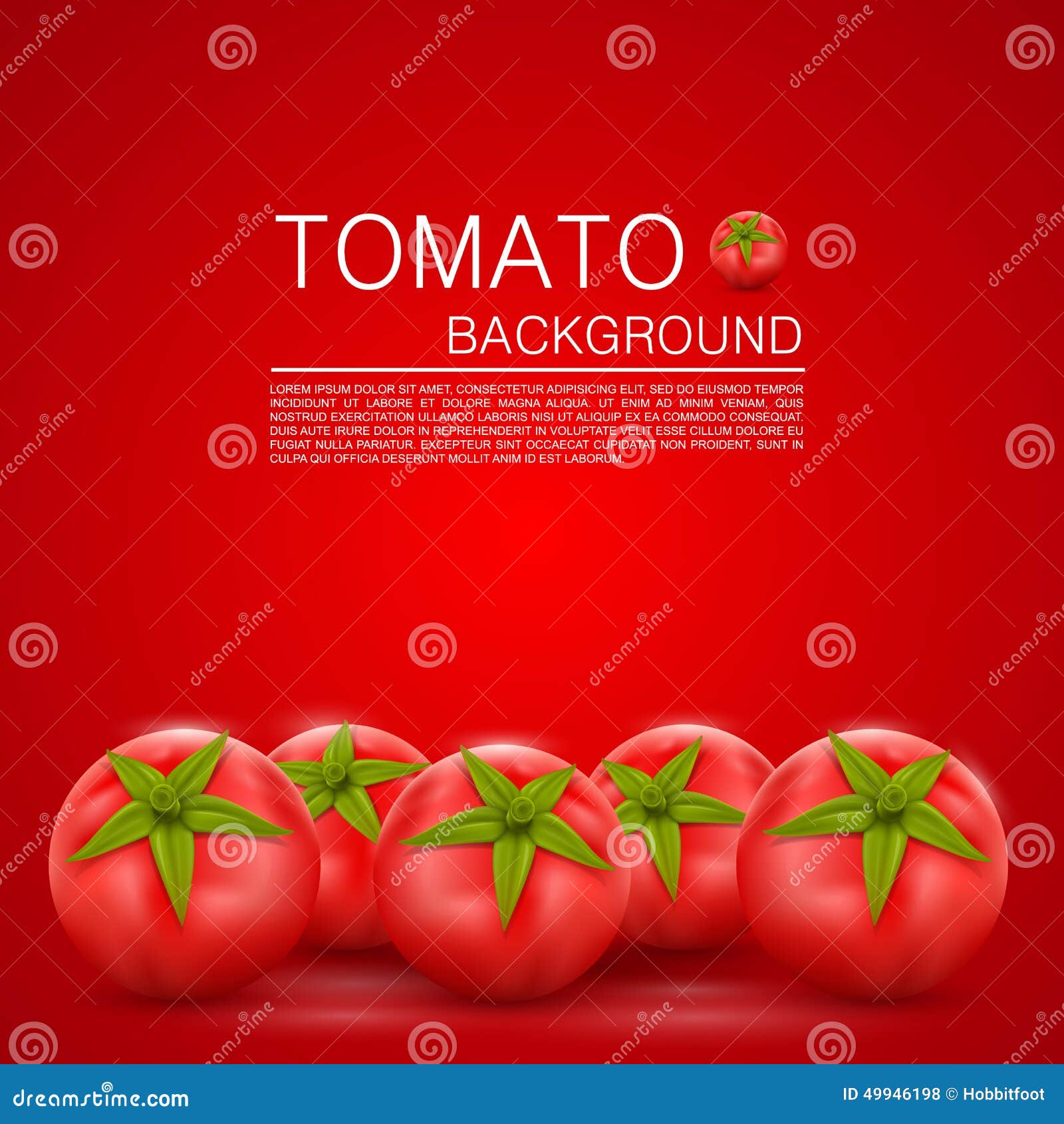 Cover with tomatoes stock vector. Illustration of juicy - 49946198