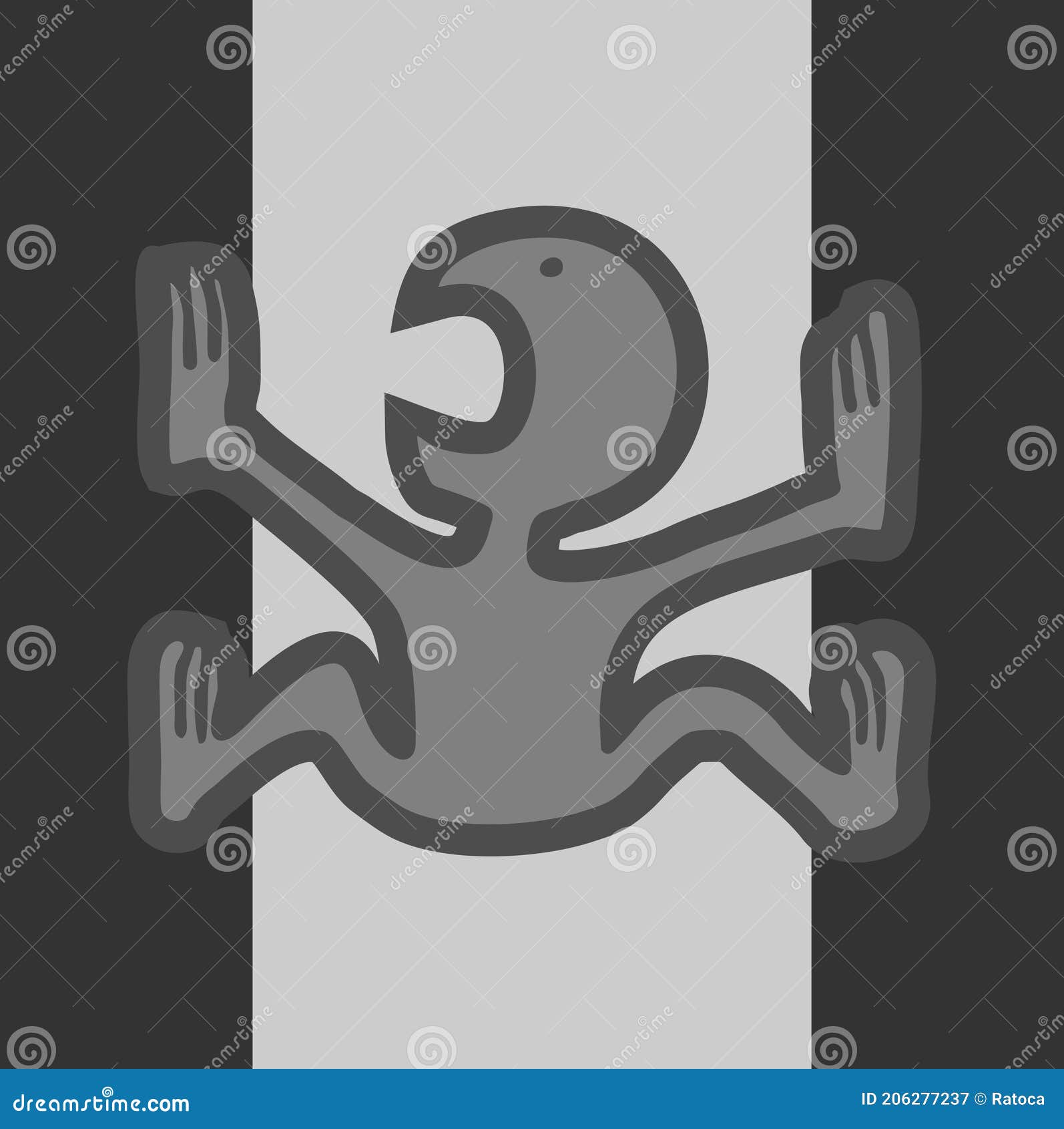 Cover trapped draw stock vector. Illustration of supported - 206277237