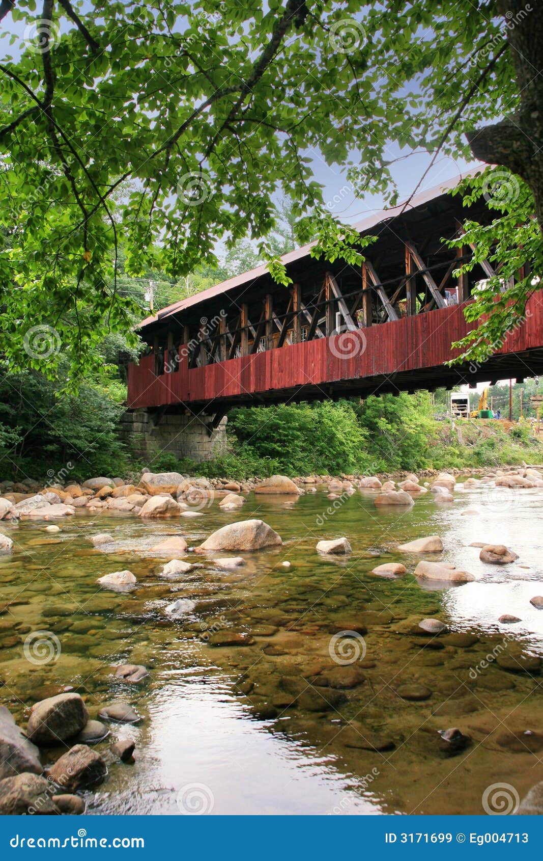 Covered Bridge Along The Cherohala Skyway Royalty-Free Stock Photo ...
