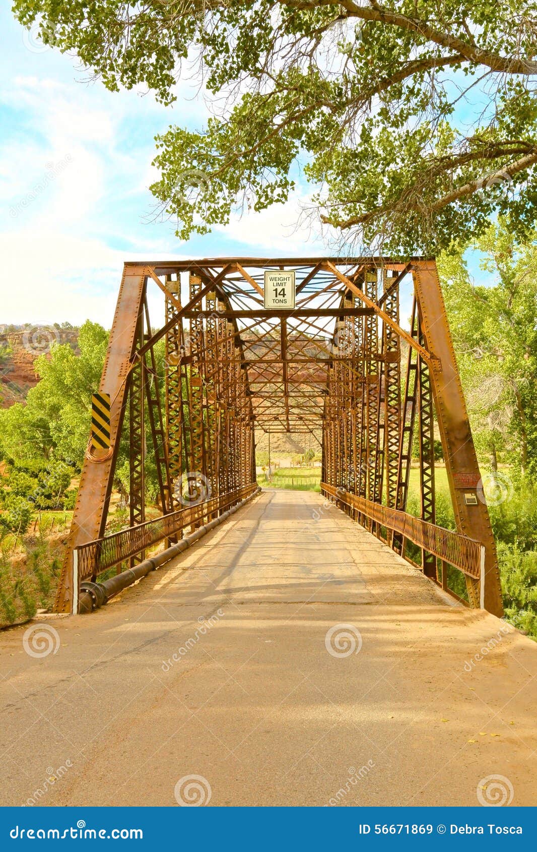 Covered Bridge Historic Rockville Utah Stock Image - Image of road ...