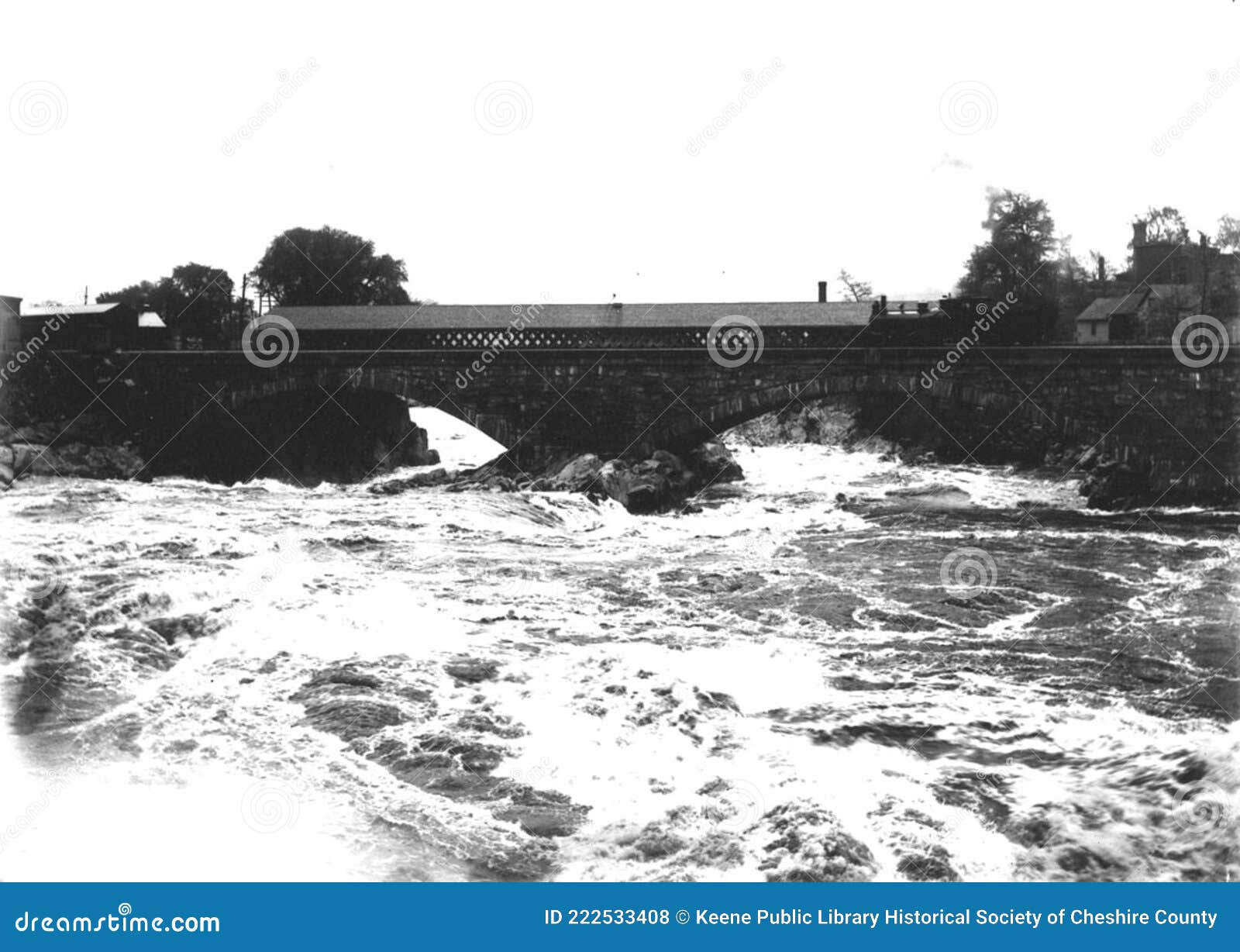 Covered Bridge On Two-arch Bridge Picture. Image: 222533408