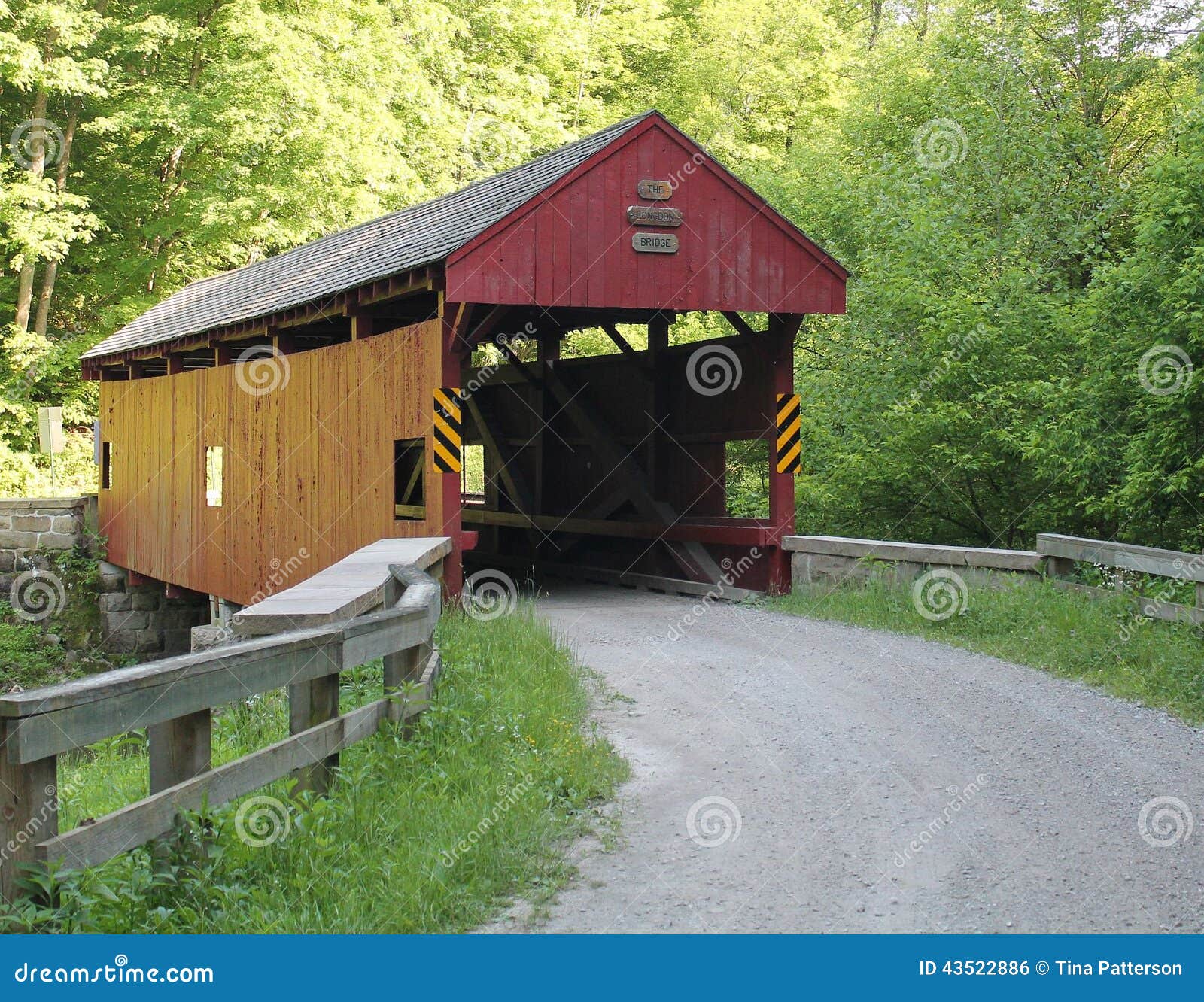 Covered Bridge stock photo. Image of county, dirt, pennsylvania - 43522886