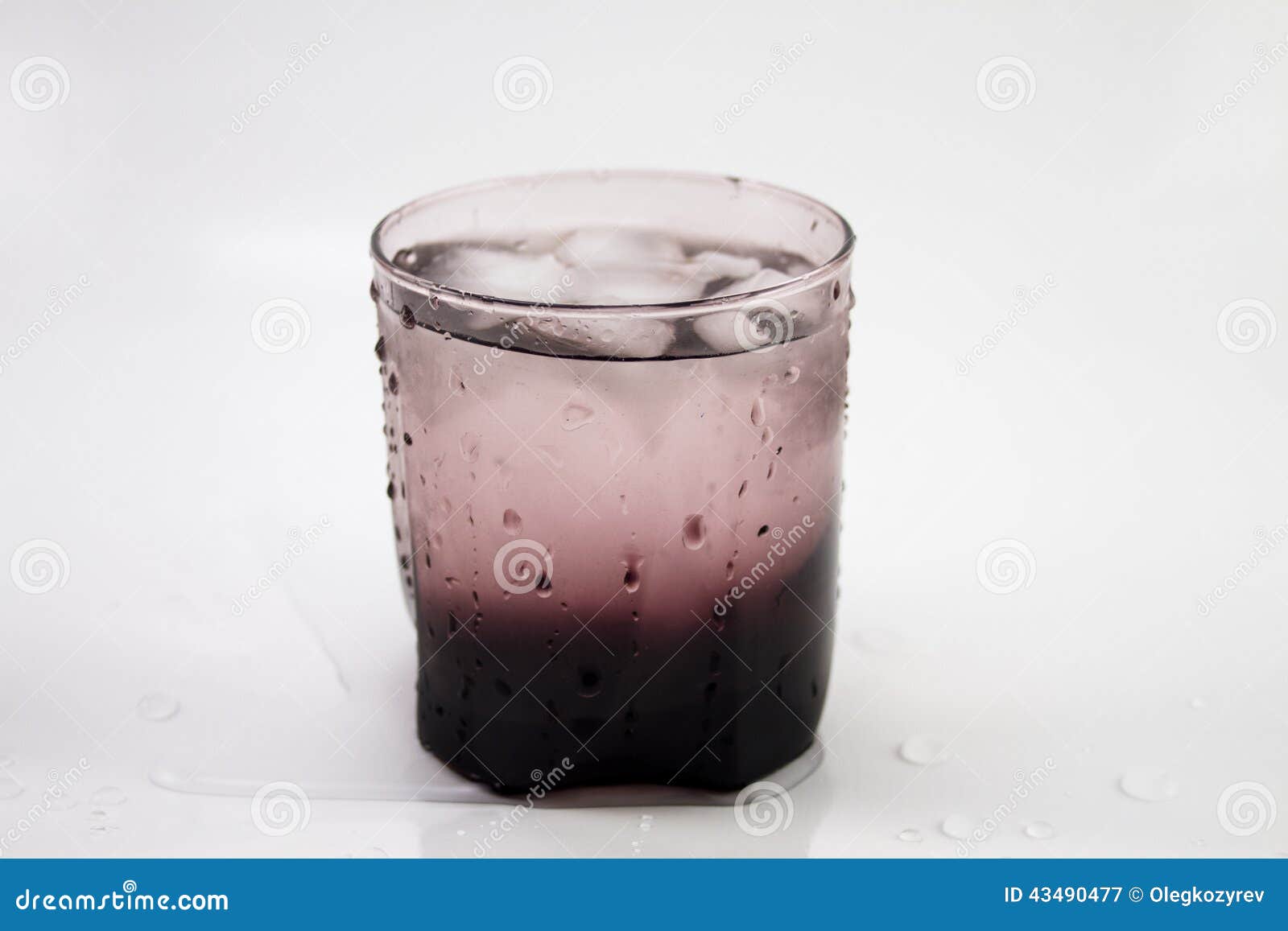 Covered Drops a Glass of Cold Water Stock Image - Image of white, cool ...