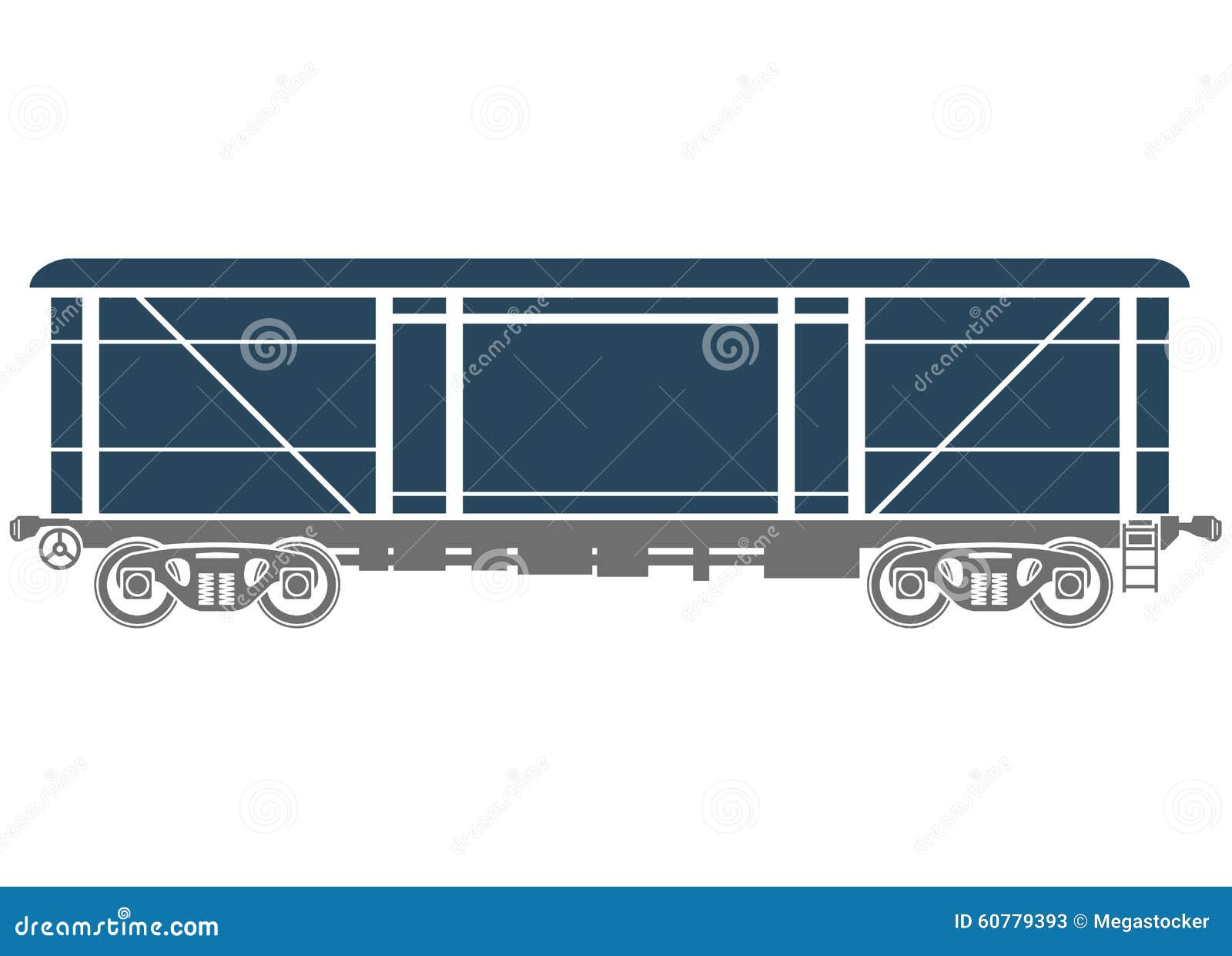 Railway Freight And Air Cargo Vector Illustration | CartoonDealer.com ...