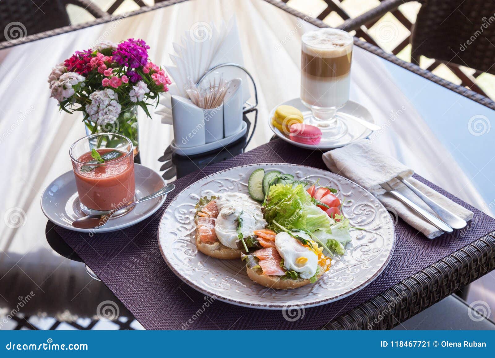 Covered Table with Delicious Dish Stock Image - Image of fresh ...