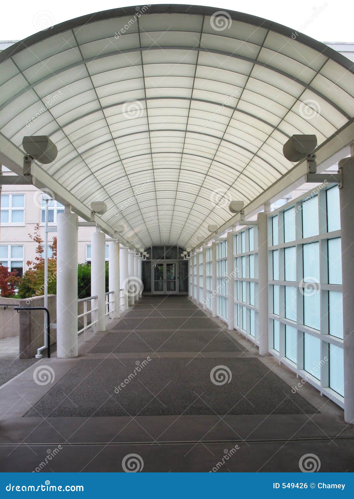 Covered Walkway stock photo. Image of arch, leads, architecture - 549426