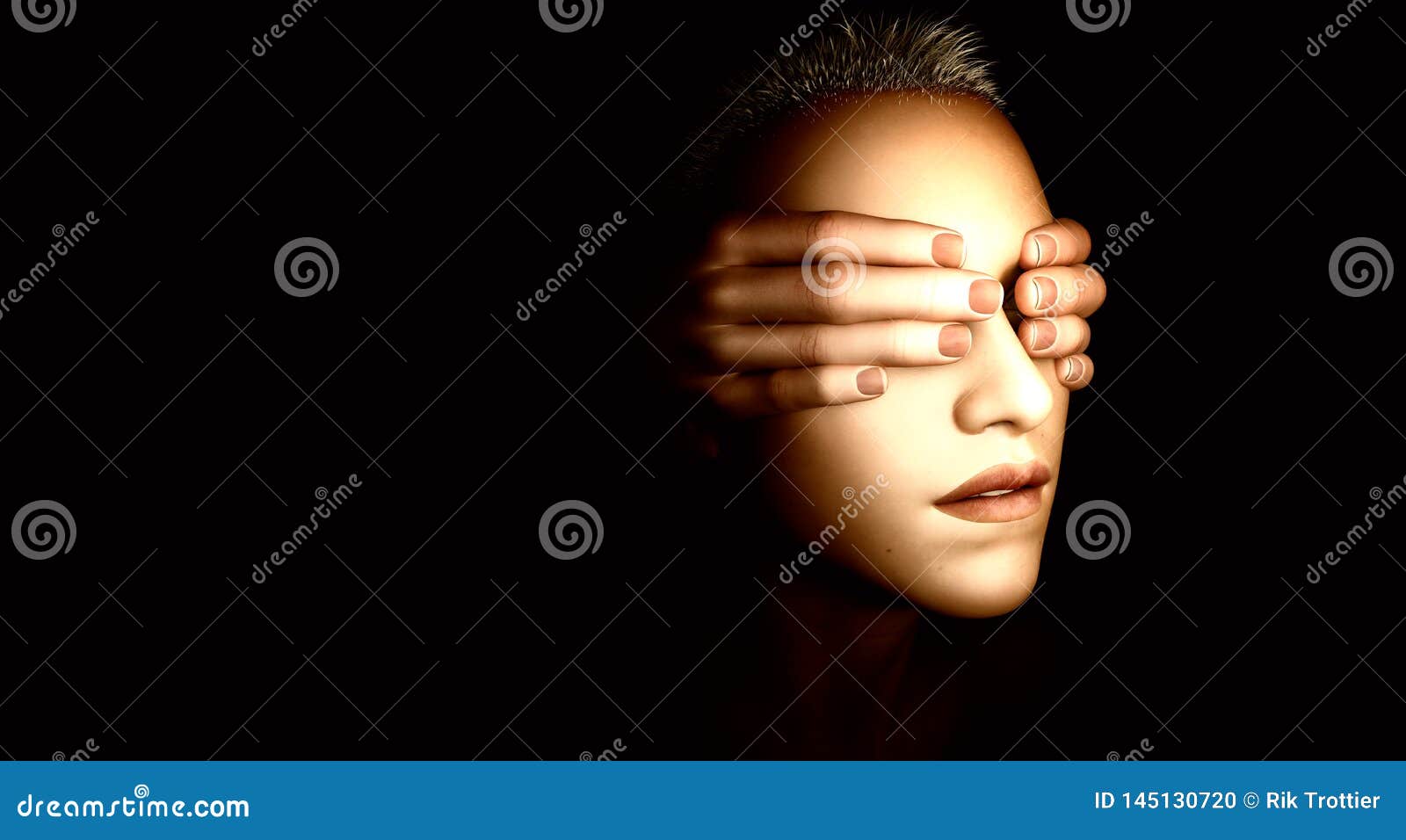 Big Hands Covering A House With Happy Family Inside Vector Illustration ...