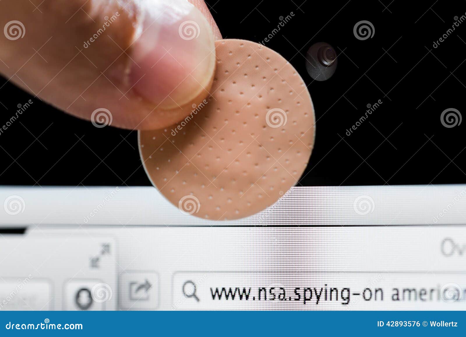 Covering a webcam editorial photo. Image of listening - 42893576