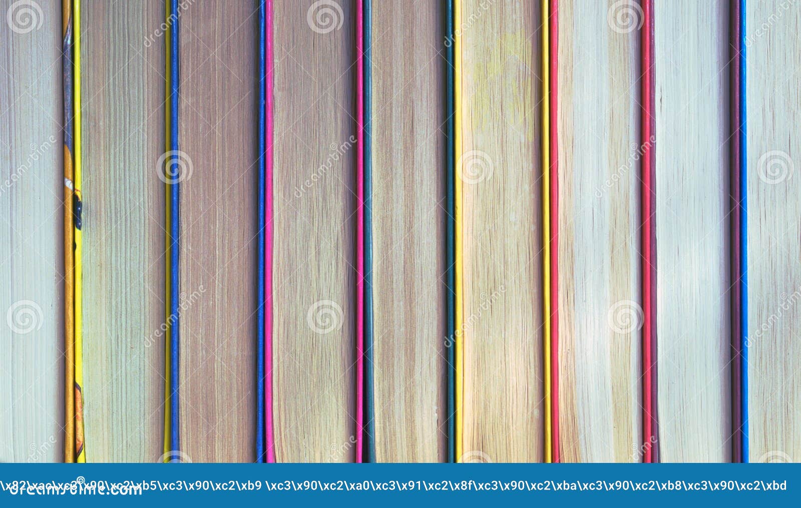 The Covers of Colorful Books Stock Image - Image of books, study: 217089247