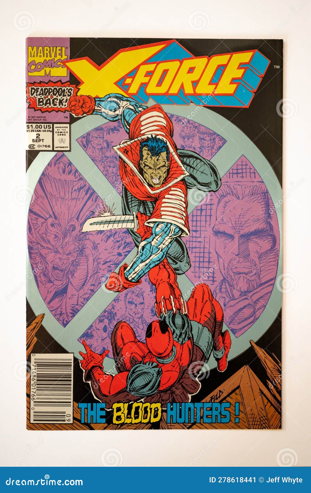 Covers of Vintage Marvel X-Force Comics Editorial Photo - Illustration ...