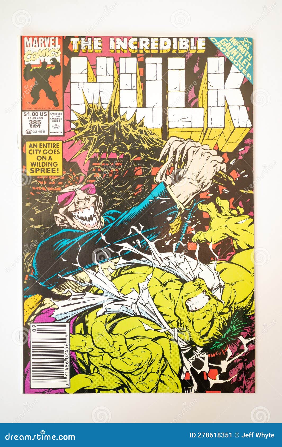 Covers of Vintage Marvel Incredible Hulk Comics Editorial Photo ...