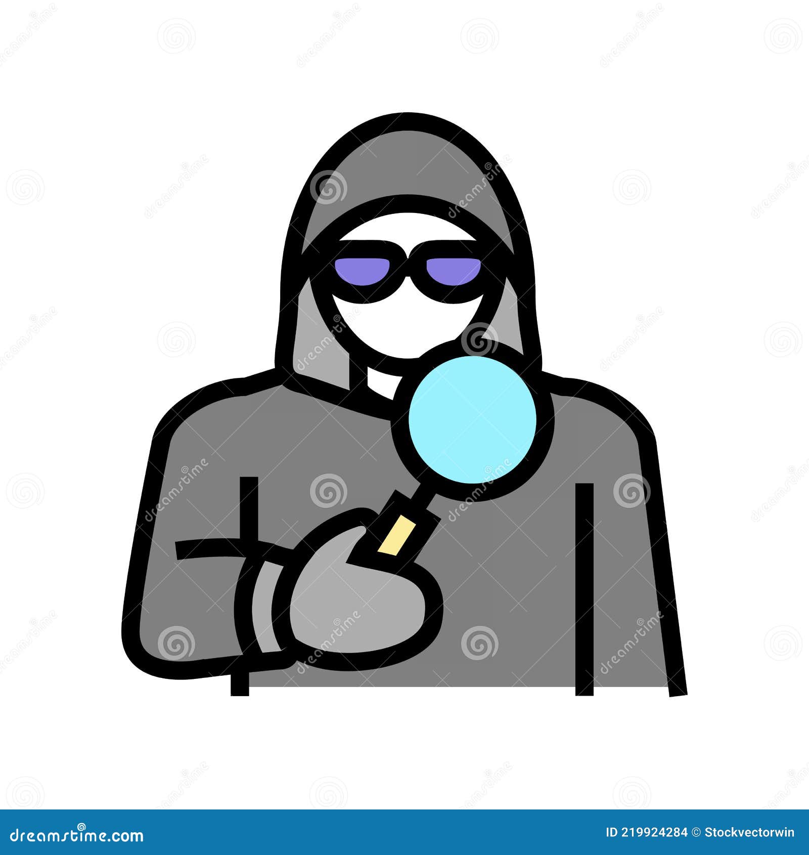 Covert Operations Color Icon Vector Illustration Stock Vector ...