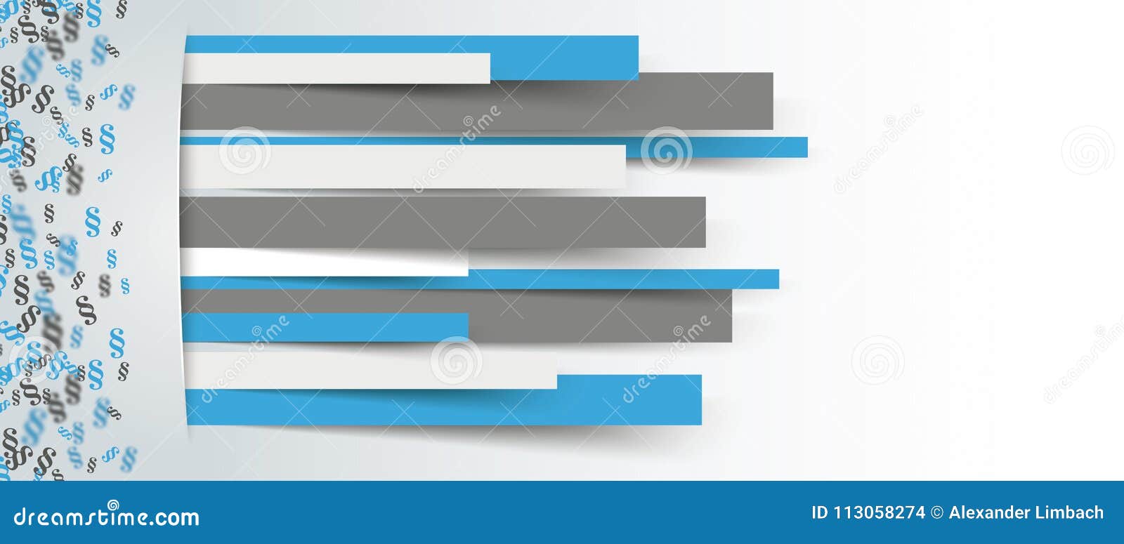 Covert Paper Lines Small Paragraphs Side Header Vector Illustration ...
