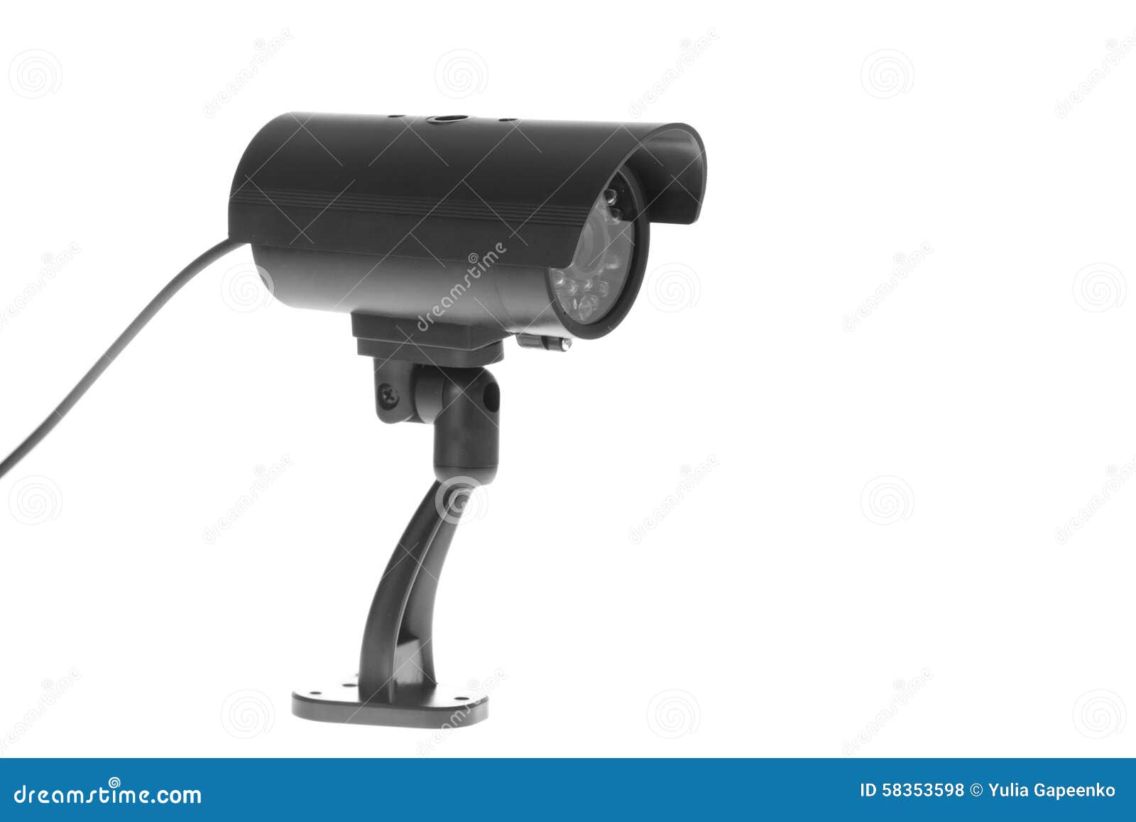 Covert Surveillance Camera. Isolated Stock Photo - Image of ...