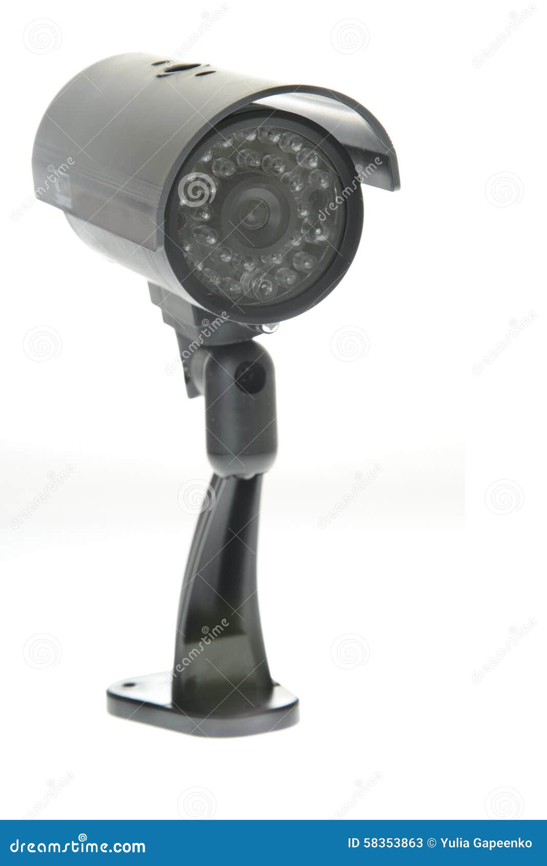 Covert Surveillance Camera. Isolated Stock Image - Image of industry ...