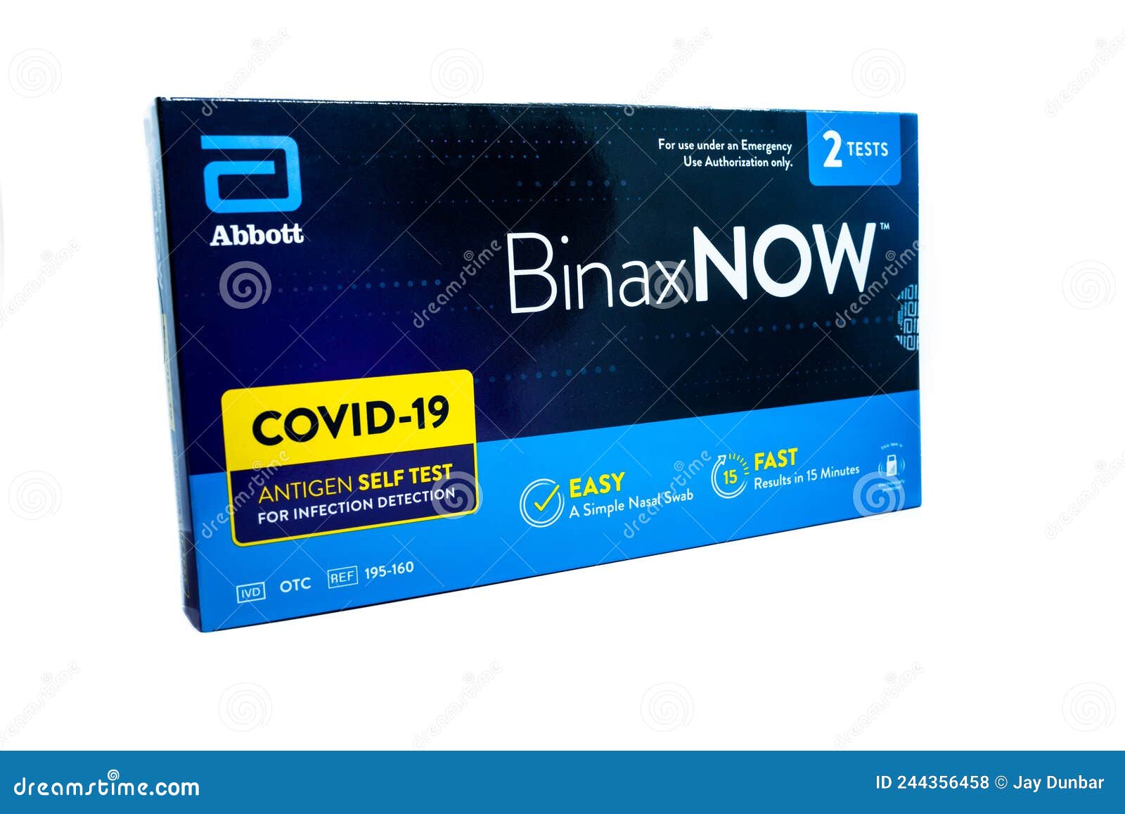 Covid 19 Antigen Rapid Test Box of Two at Home Self Tests Editorial ...